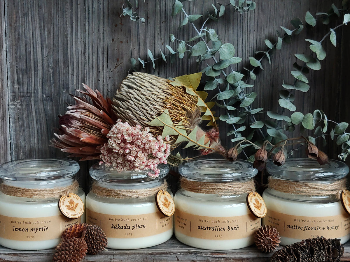 NATIVE AUSTRALIAN SOY CANDLES – sheoak & sage